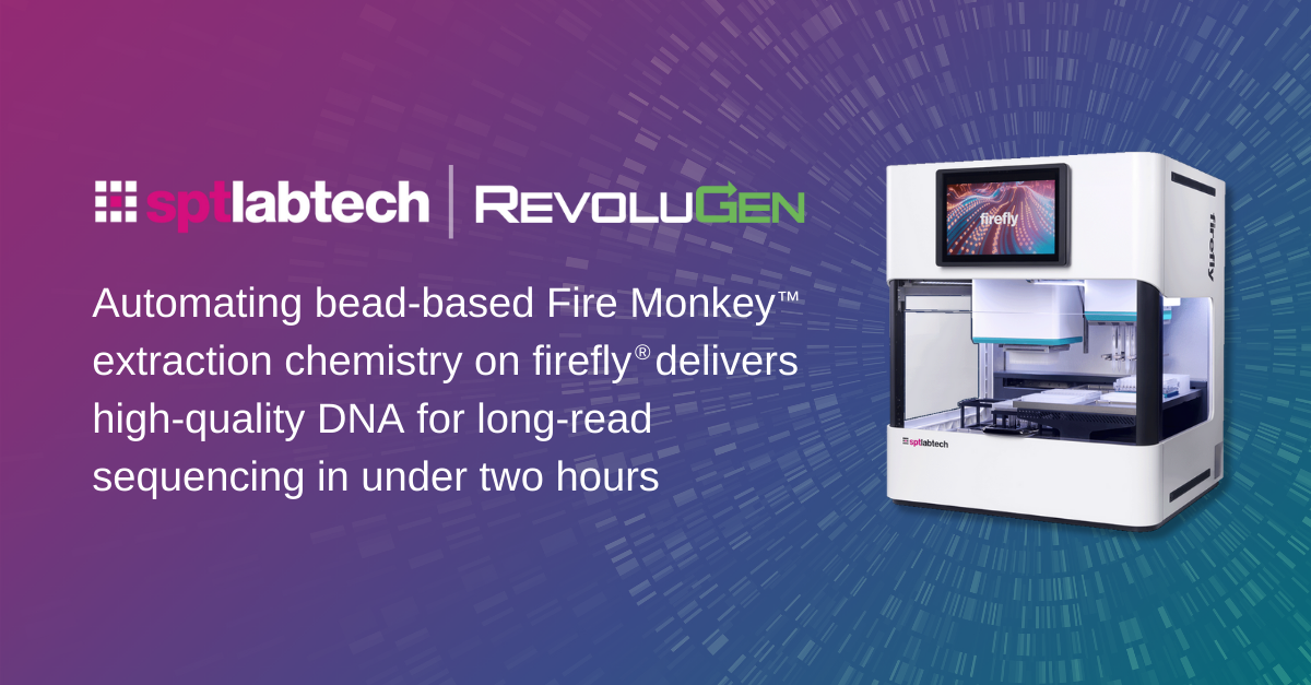SPT Labtech and RevoluGen Demonstrate Fully Automated Bead-Based High Molecular Weight DNA ...